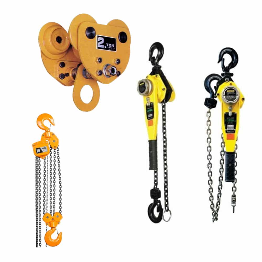 Manual Hoists, Trolleys, & Clamps - Freeland Hoist & Crane, Inc.